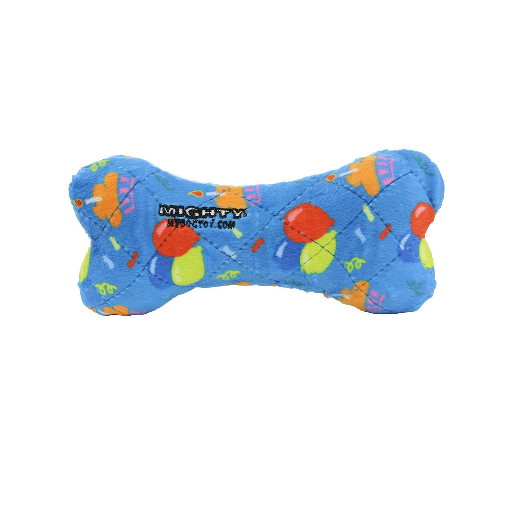 Mighty Bone- Medium Celebration Squeaky Dog Toy, No Stuffing – Opal and ...