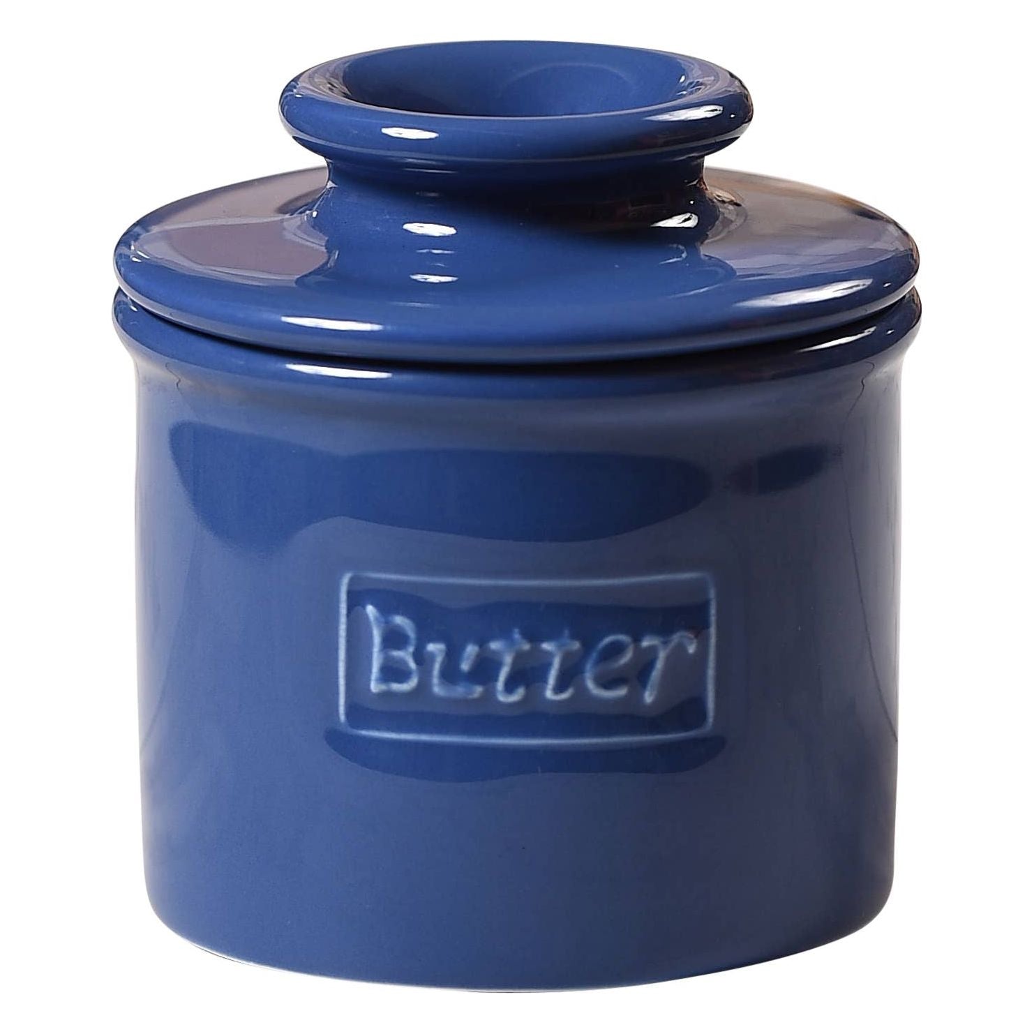 The Original Butter Bell® Crock - Cafe Royal Blue