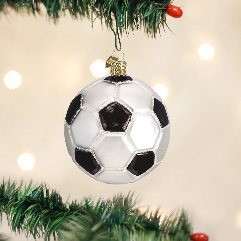 Soccer Ball Ornament – Opal and Olive