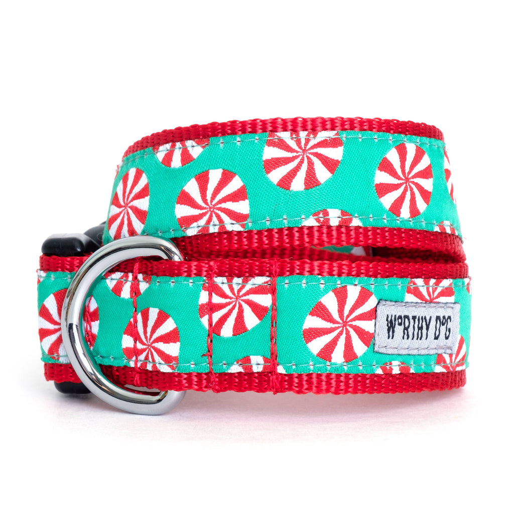 Peppermints Collar – Opal and Olive
