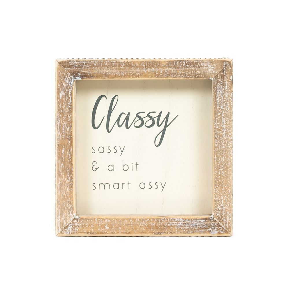 Wood Frame Sign (Classy)