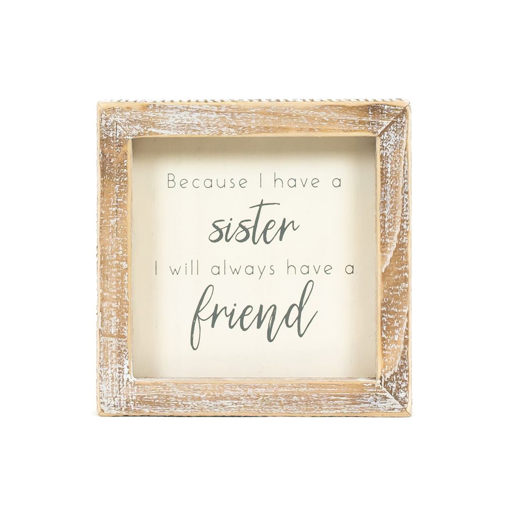 Wood Frame Sign (Sister)