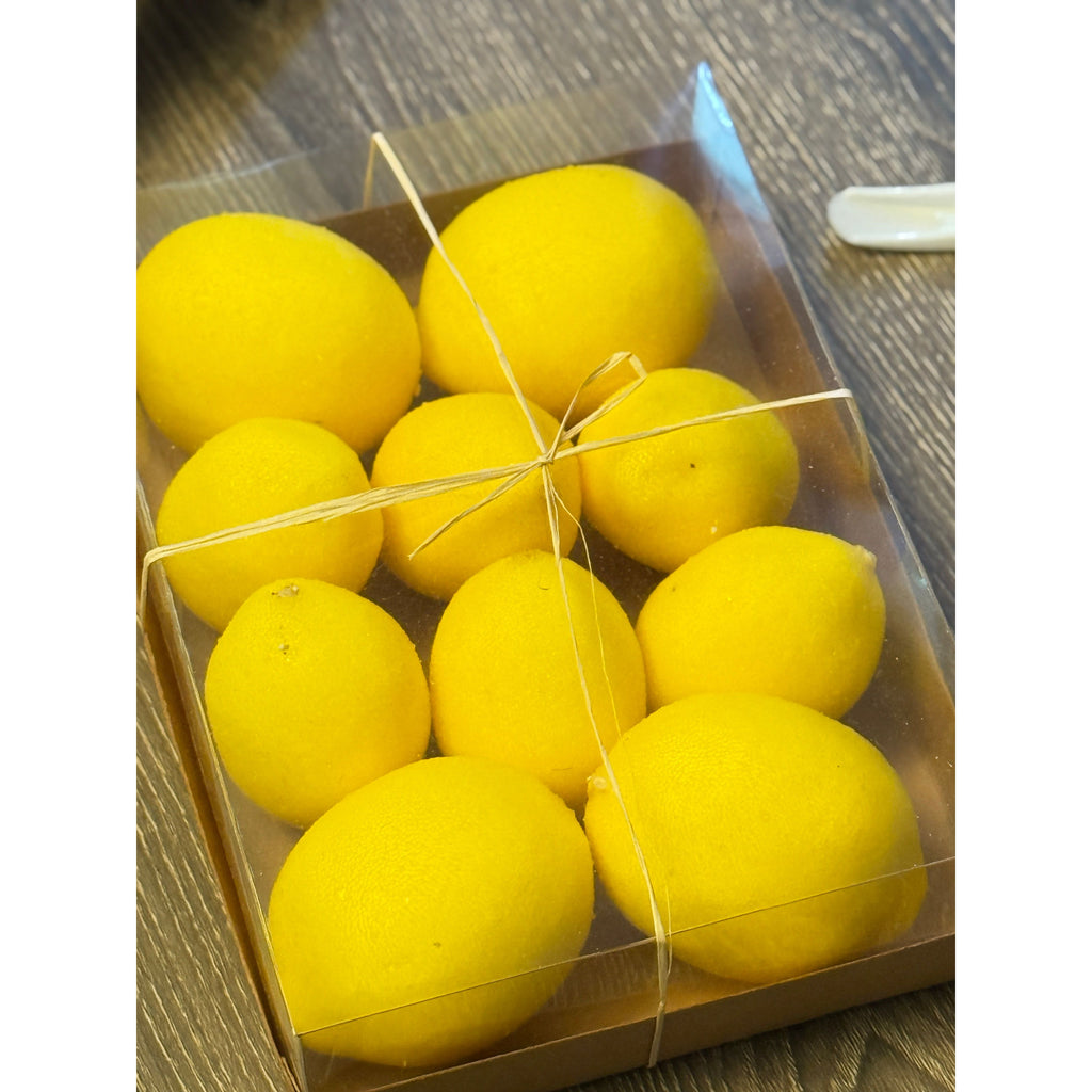 Box Faux Lemons – Opal and Olive