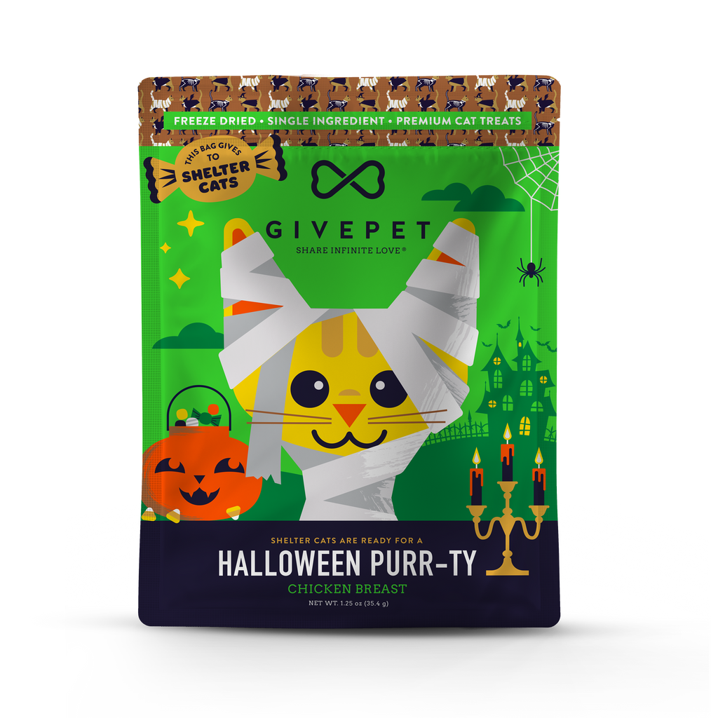 GivePet Halloween Purr-ty Freeze-Dried Cat Treats – Opal and Olive