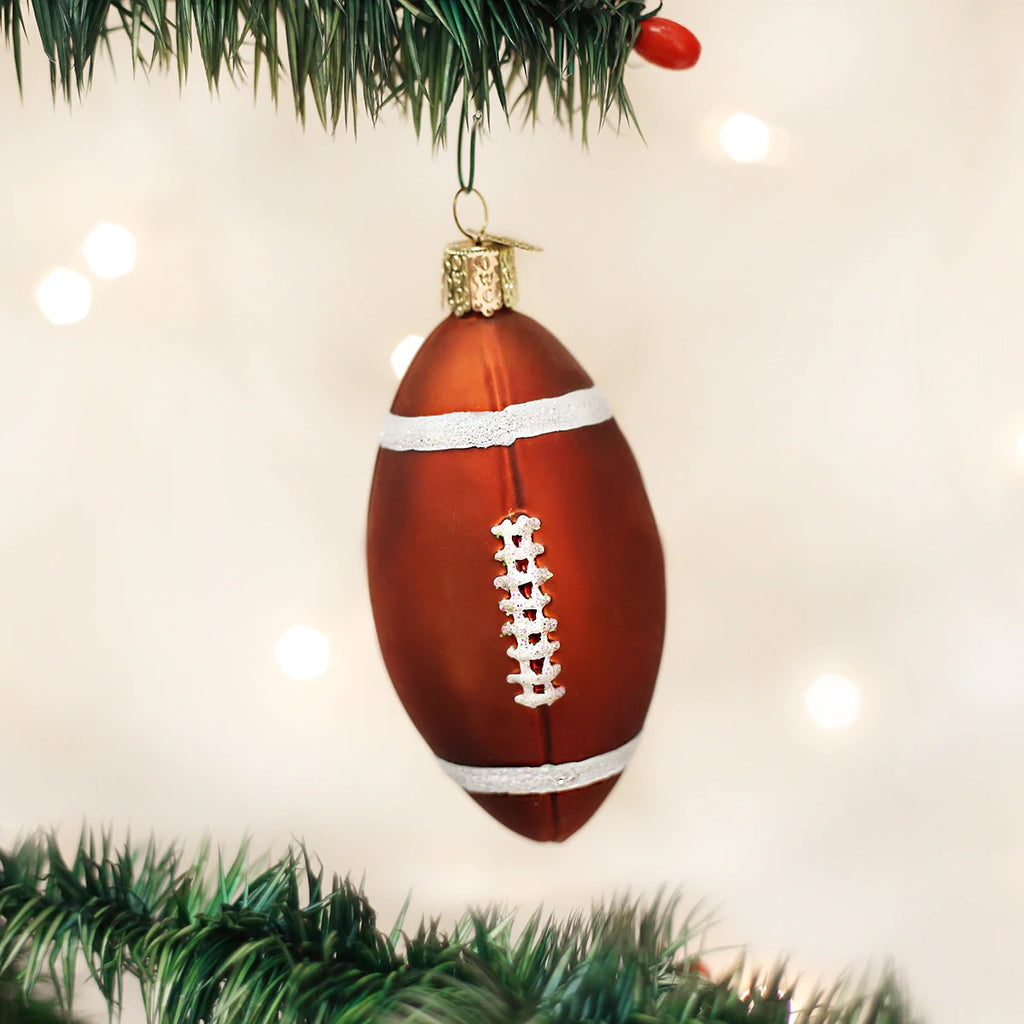 Football Ornament – Opal and Olive