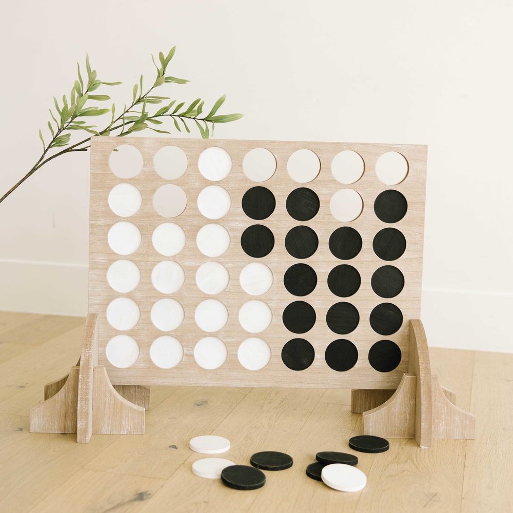 Wood Connect Four Game Board - Large – Opal and Olive
